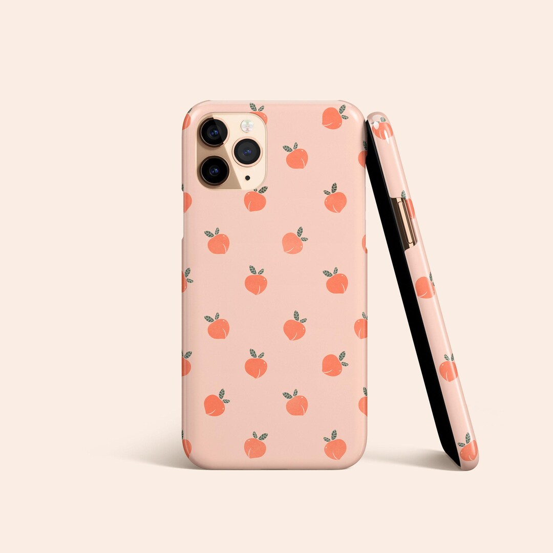 Fuzzy Peach Phone Case, Peach iPhone 12 Case, Peach iPhone 11 Case ...