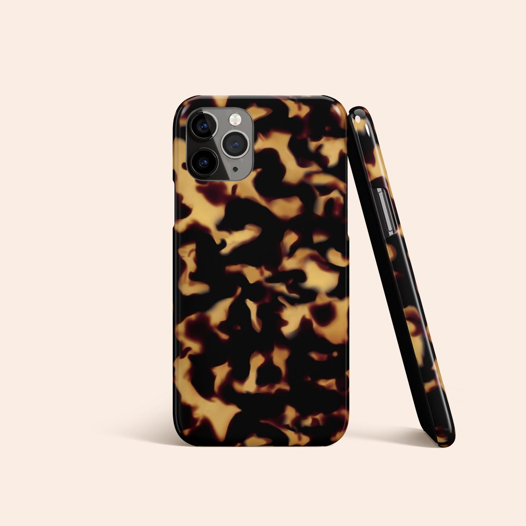 Tortoise Phone Case, Caramel Brown iPhone 13 Case, Abstract iPhone 12 ...