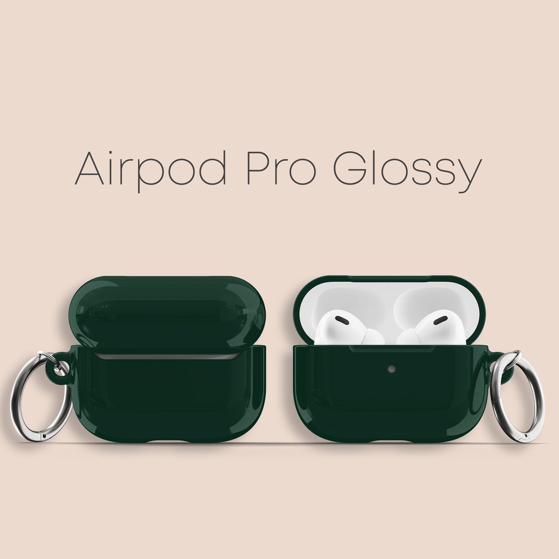 Dark Green Airpods Pro Case Forest Green Airpods Cover Protective Case ...