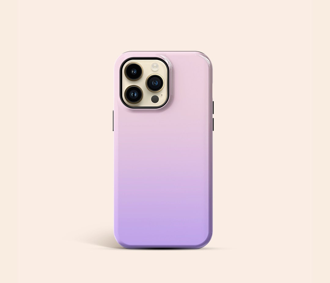 Pastel Pink and Purple Ombre Phone Case, Pink iPhone Case, Purple ...