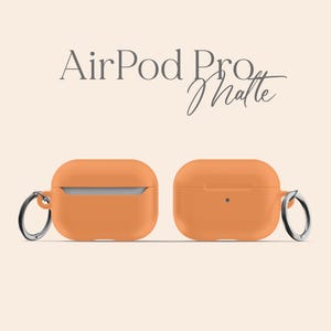 Cantaloupe Orange Airpods Pro Case Solid Orange Airpods Cover ...