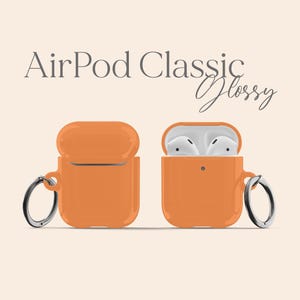 Cantaloupe Orange Airpods Pro Case Solid Orange Airpods Cover ...