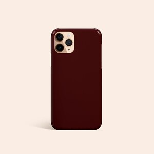 Burgundy iPhone Case Burgundy iPhone 12 Case Burgundy iPhone - Etsy