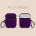 Purple Airpods Case Eggplant Airpods Pro Case Solid Purple Protective ...