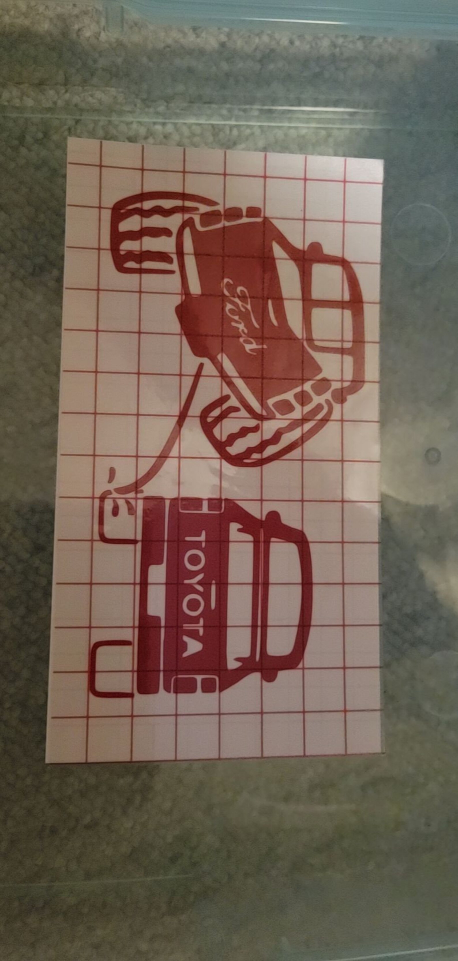 Ford Truck Peeing on Toyota Truck - Etsy