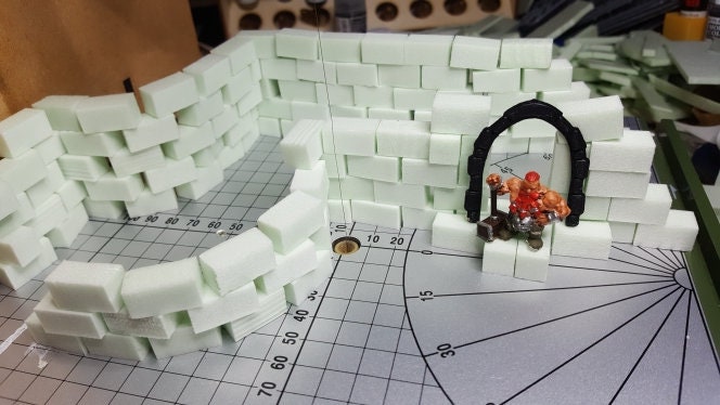 100 Styrodur Brick XPS Foam Bricks Dungeon Warhammer - Etsy