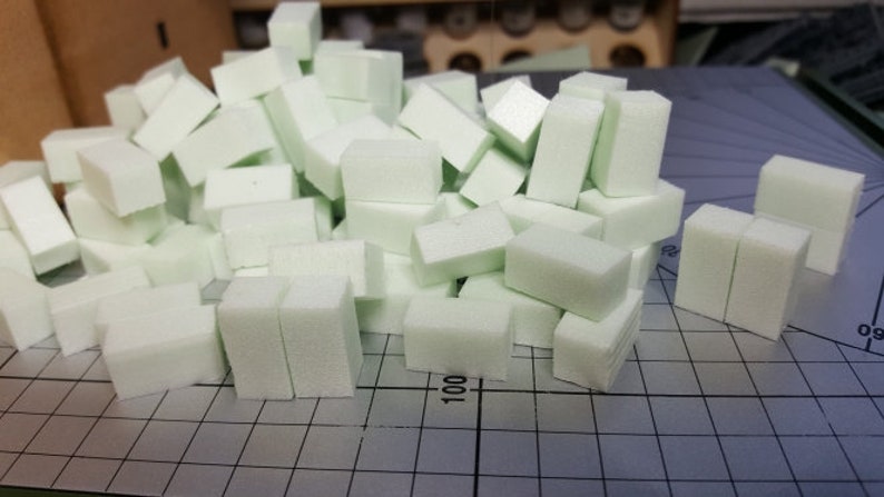 100 Styrodur Brick XPS Foam Bricks Dungeon Warhammer - Etsy
