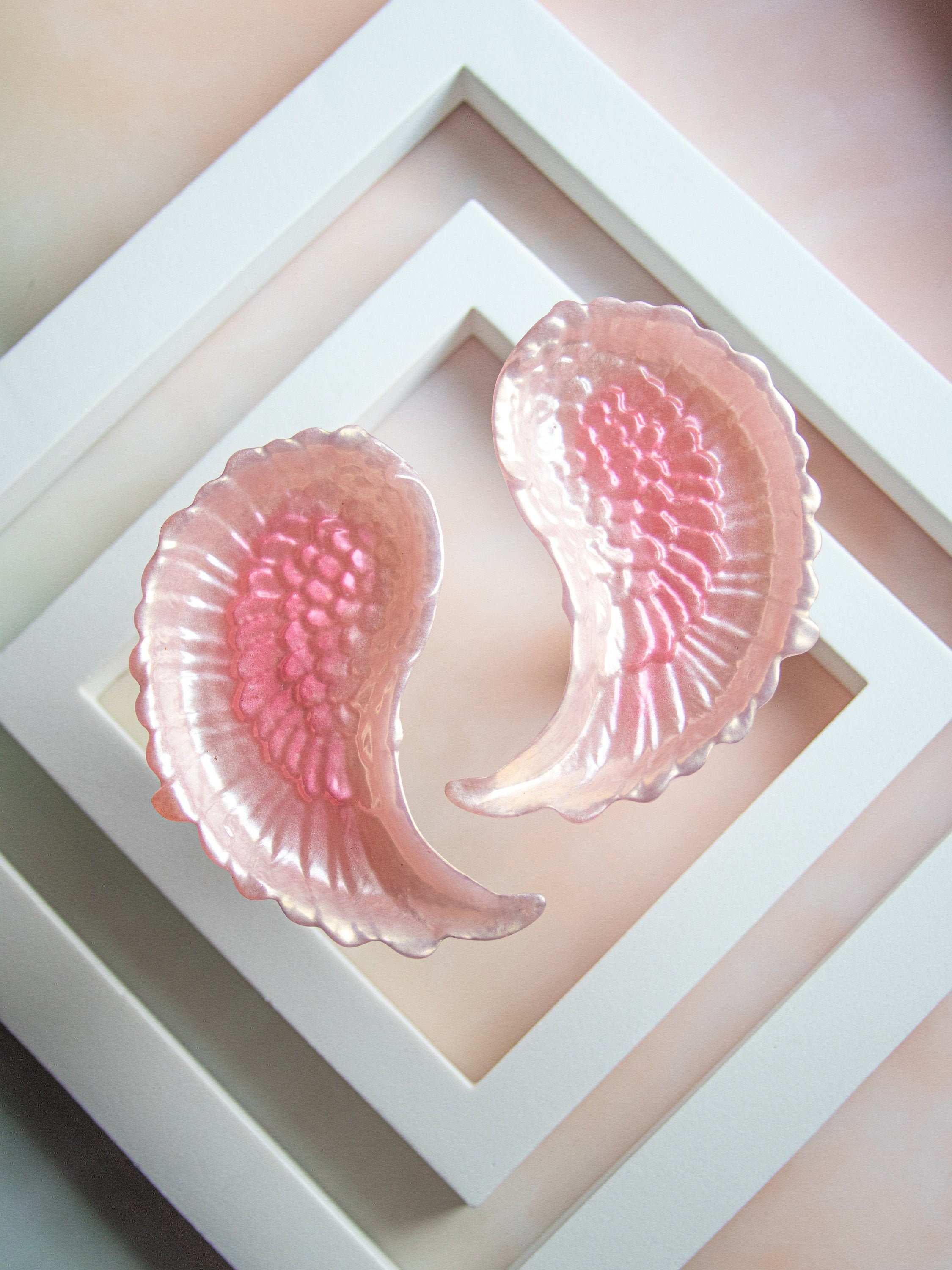 Angel Wings Tray Set of Two Wings Trinket Dish Wings - Etsy UK