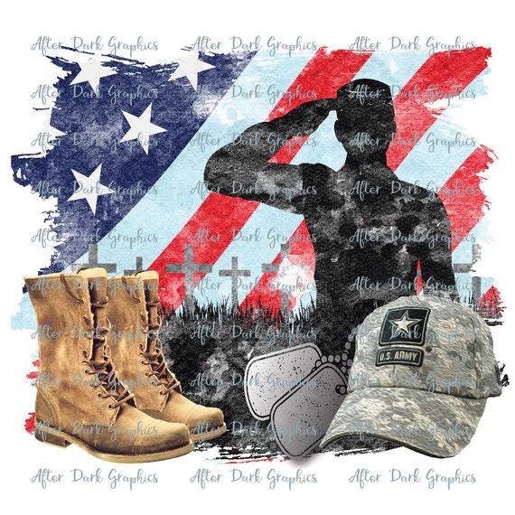 Veteran Sublimation Design Army PNG Design Printable Design | Etsy