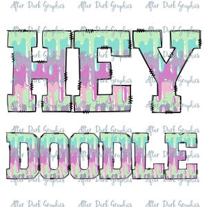 Pastel Drip Doodle Alphabet Letters PNG Bundle, Alphabet Clipart, Drip ...