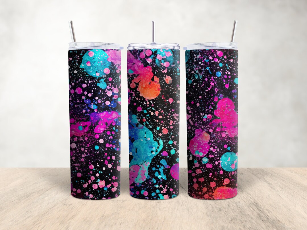 90s Splatter Paint Tumbler Png Splatter Tumbler Wrap Splatter Paint ...