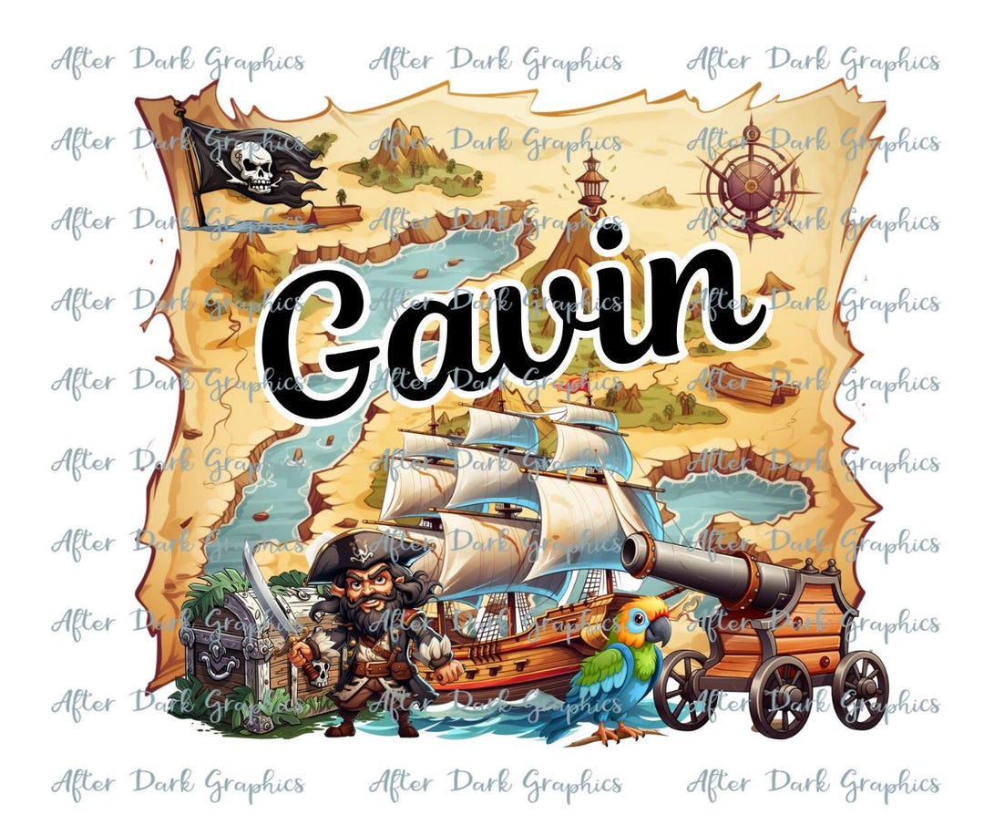 Pirate Sublimation Design, Personalized Sublimation Design, Pirate Ship ...