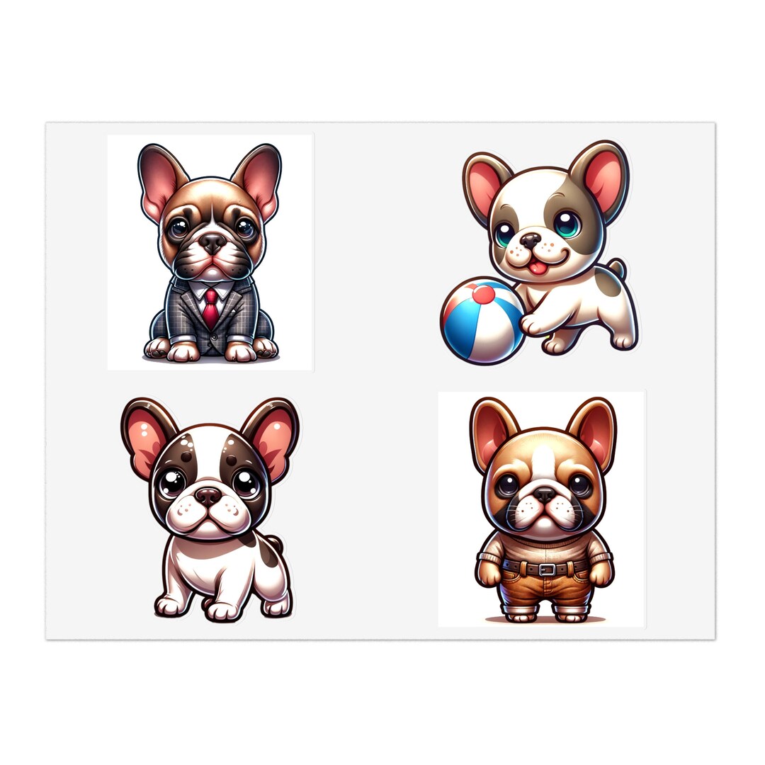 Gift for Frenchie Lovers Sticker Sheets - Etsy