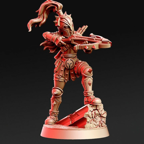 Toys Role Playing Miniatures Red Abishai Warhammer Age of Sigmar ...