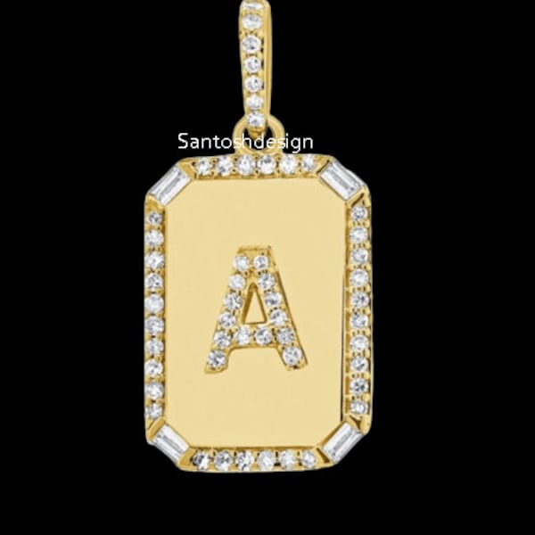 Initial Dog Tags - Etsy