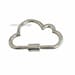 925 Sterling Silver Cloud Shape Carabiner Screw Clasp,beautiful Cloud ...