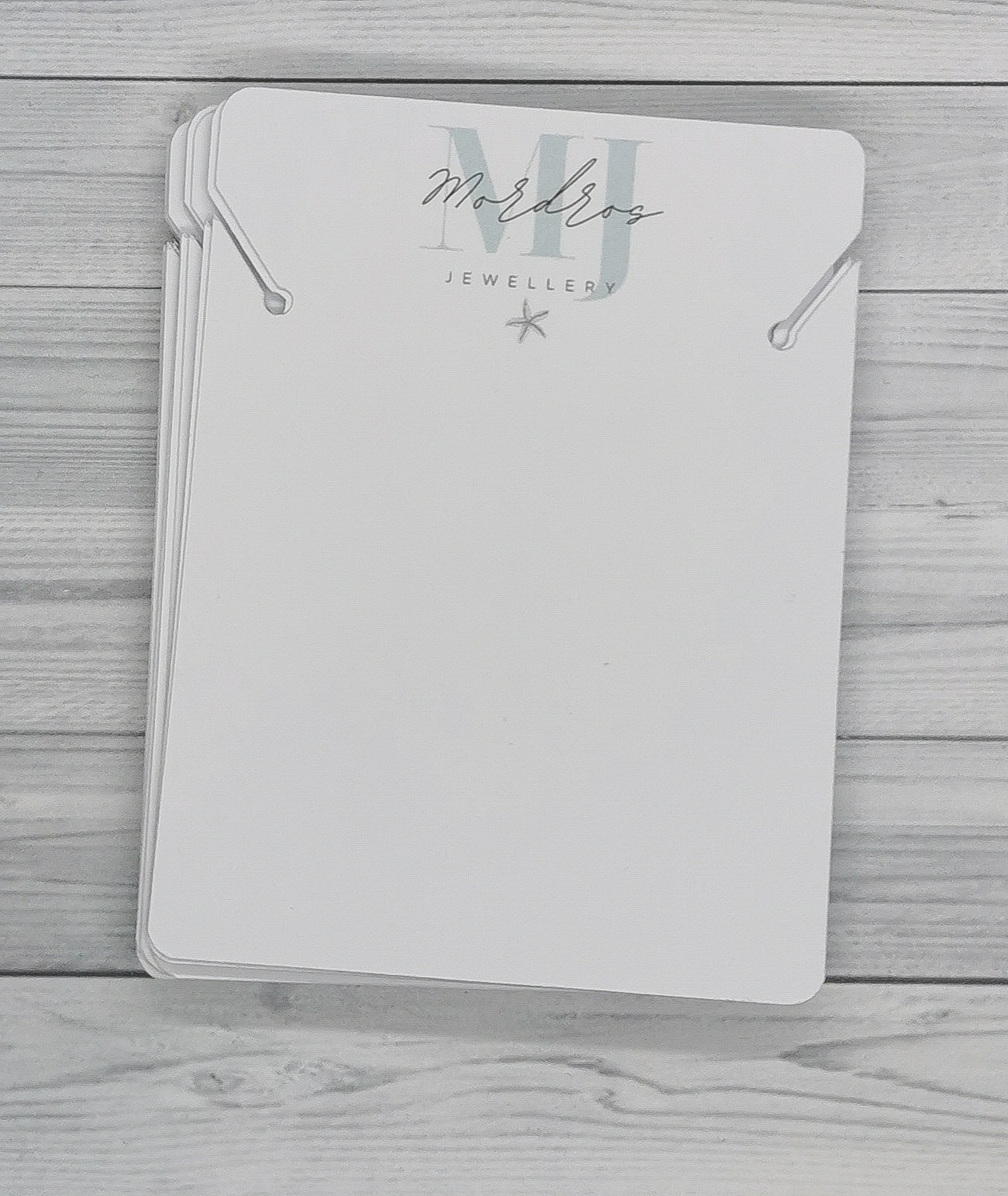 Custom Necklace Display Cards Personalised Necklace Cards | Etsy