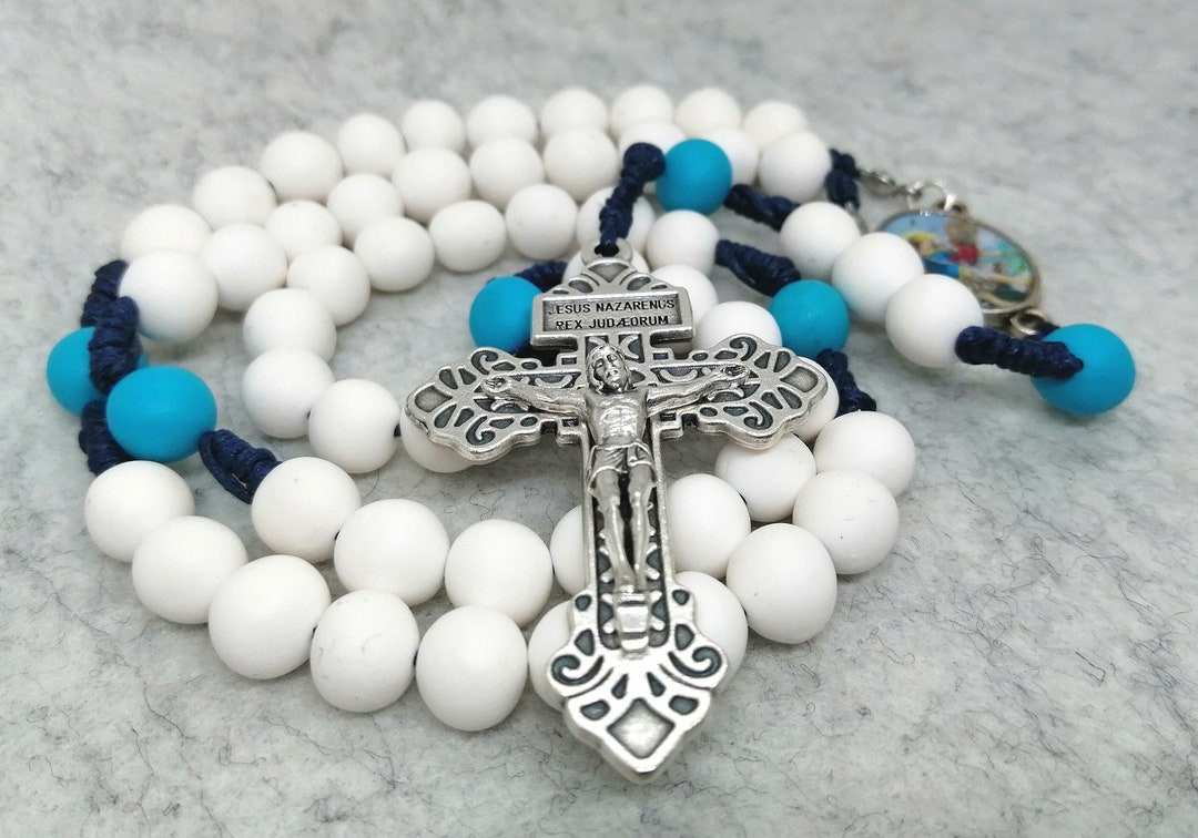 St Michael the Archangel Chaplet, Saint Michael Pendant Rosary, Angels ...