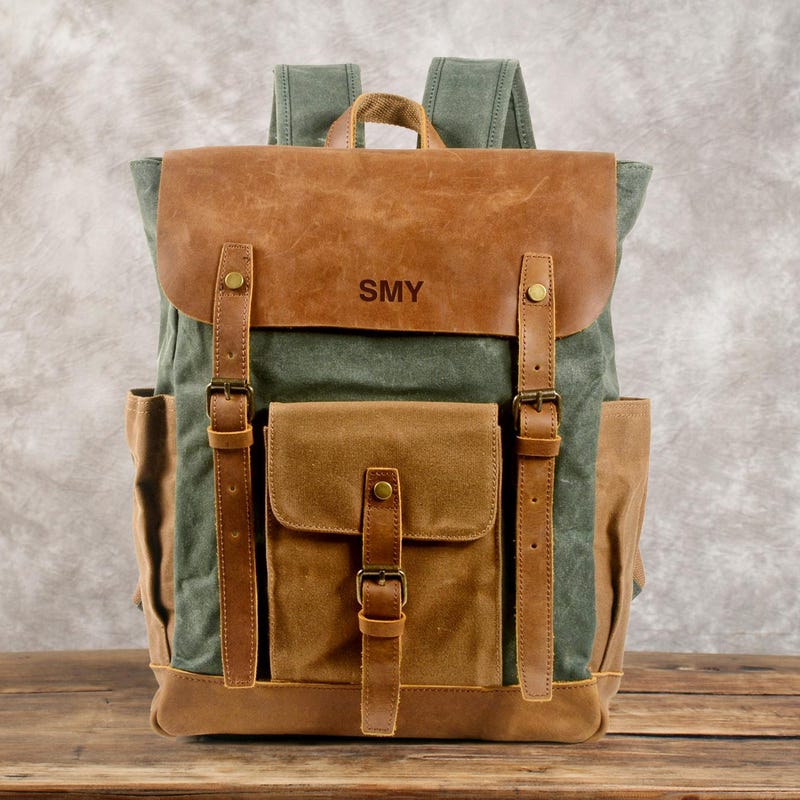 Canvas Rucksack - Etsy