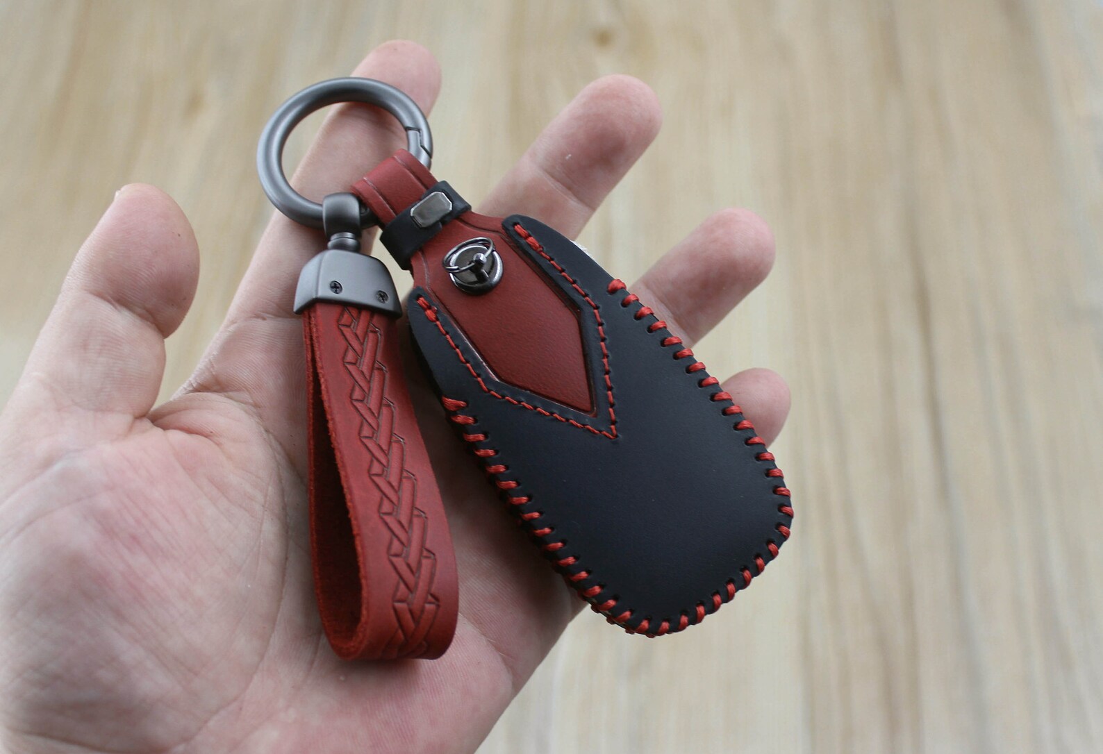 Leather Car Key Fob Cover Remote Key Case Leather Key Case - Etsy
