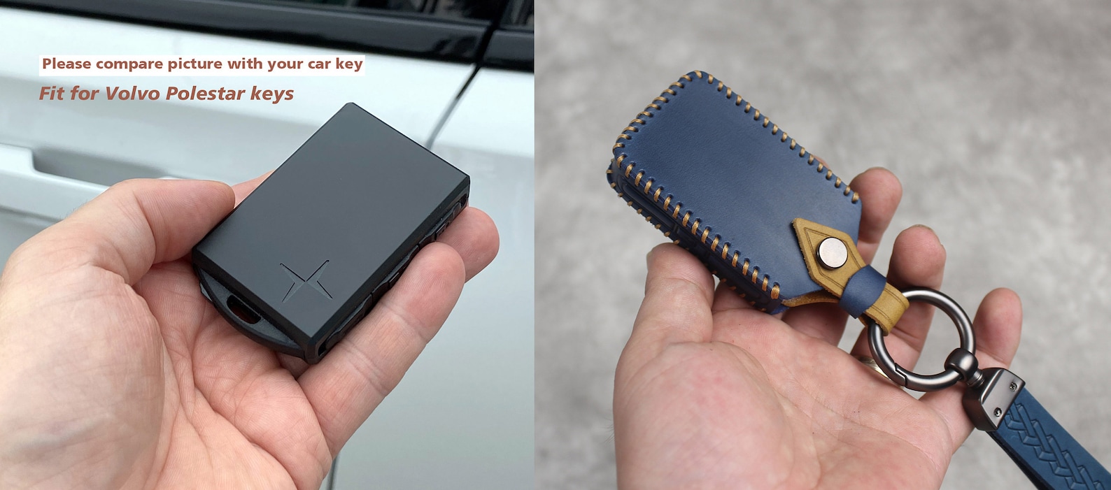 Volvo Polestar Series Remote Key Case Leather Car Key Fob - Etsy
