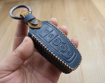 Leather Key Fob Case | Etsy