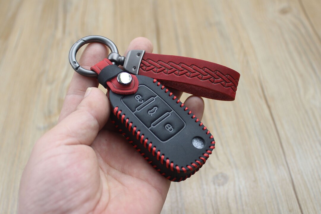 Handmade Leather Key Fob Cover: VW Smart Key Case - Etsy
