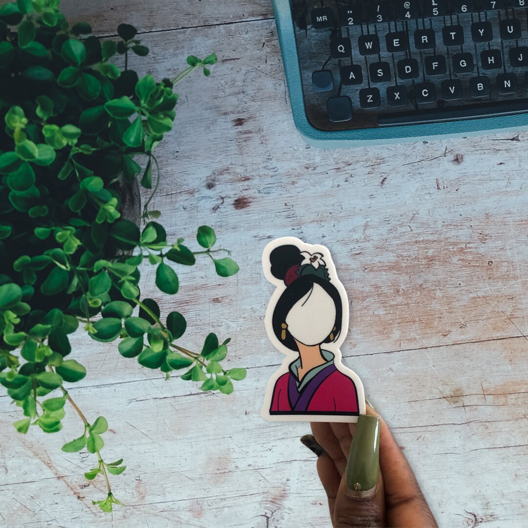 Mulan Disney Inspired Sticker | Water Bottle Stickers | Laptop Stickers ...