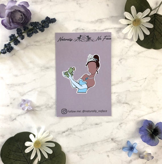 Princess Tiana Die Cut Vinyl Sticker Princess and The Frog Water ...