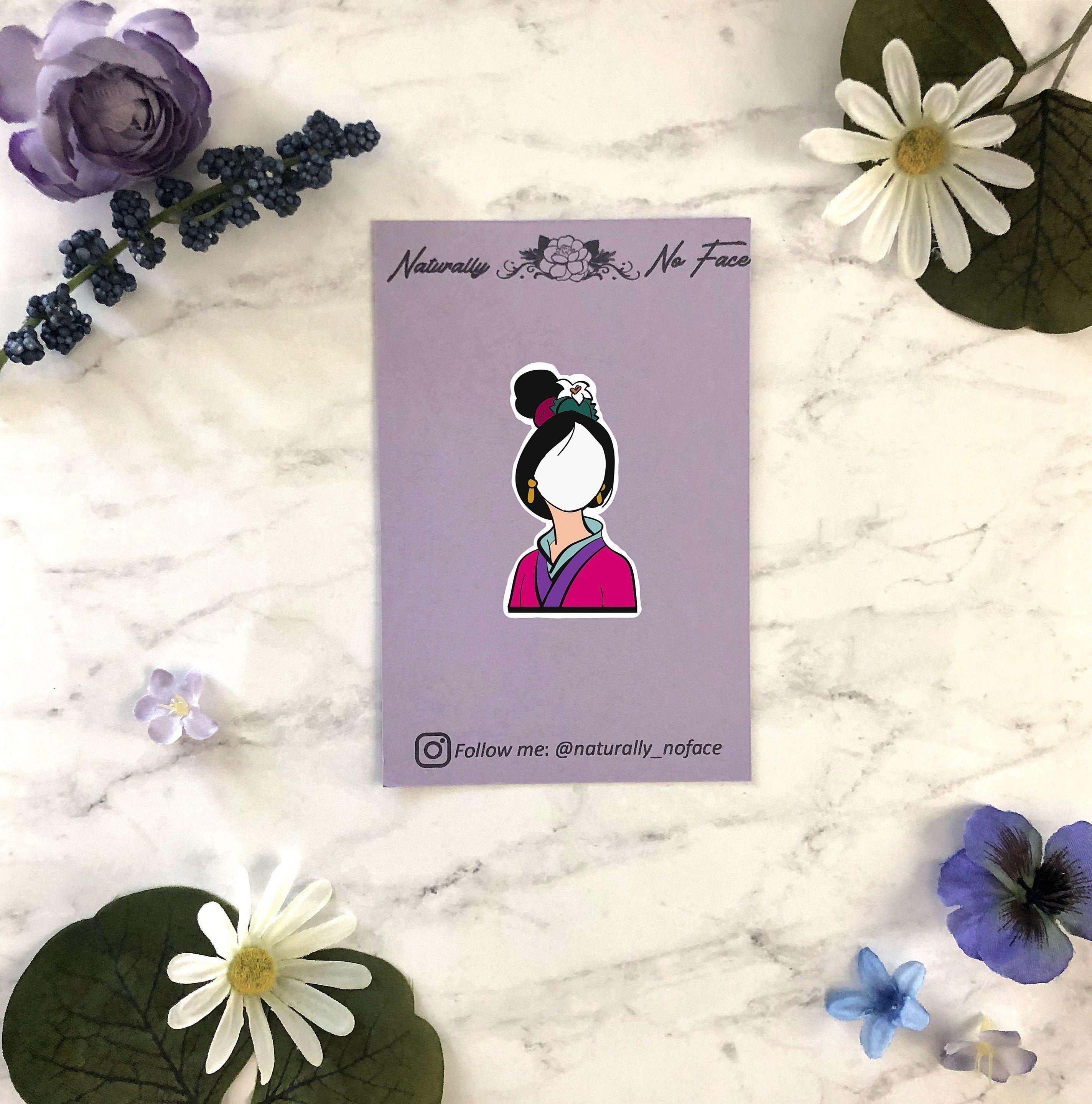 Mulan Disney Inspired Sticker | Water Bottle Stickers | Laptop Stickers ...