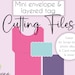 Mini Envelope SVG Cut File for Cricut, Make You Own Envelopes for ...