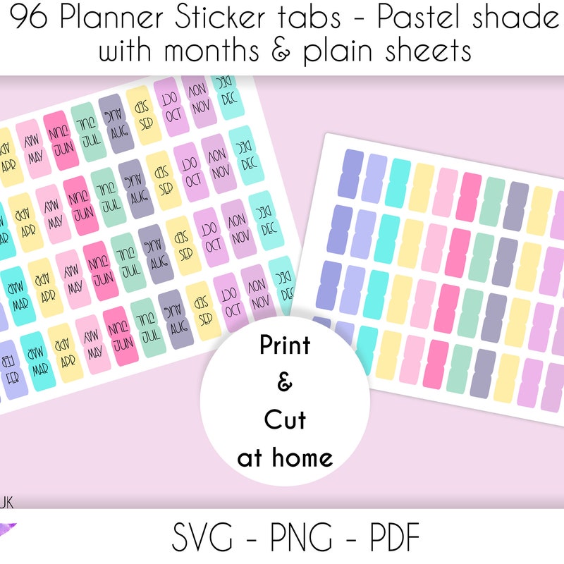 Tab Stickers - Etsy