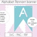 Layered Pennant Banner Svg Cut Files for Cricut, Pennant SVG Birthday ...