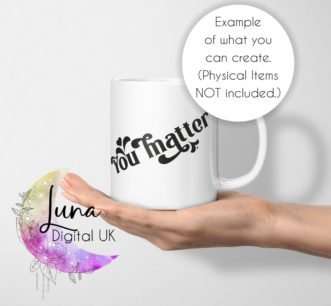 Self Love Positivity Svg Bundle, Motivational Retro Boho Svg Files for ...