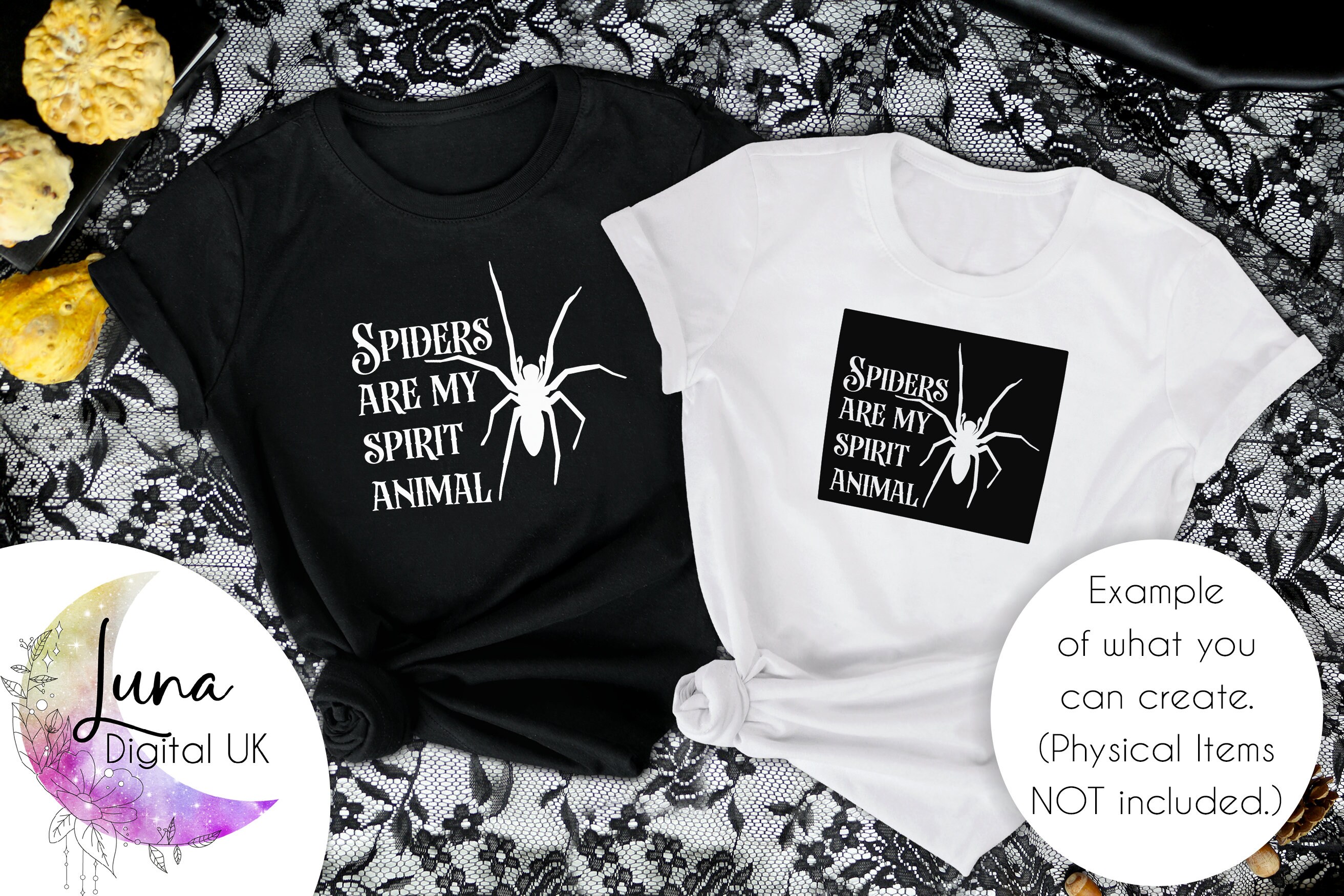Goth SVG, Spider SVG PNG Pdf, Spiders Are My Spirit Animal, Sarcastic ...