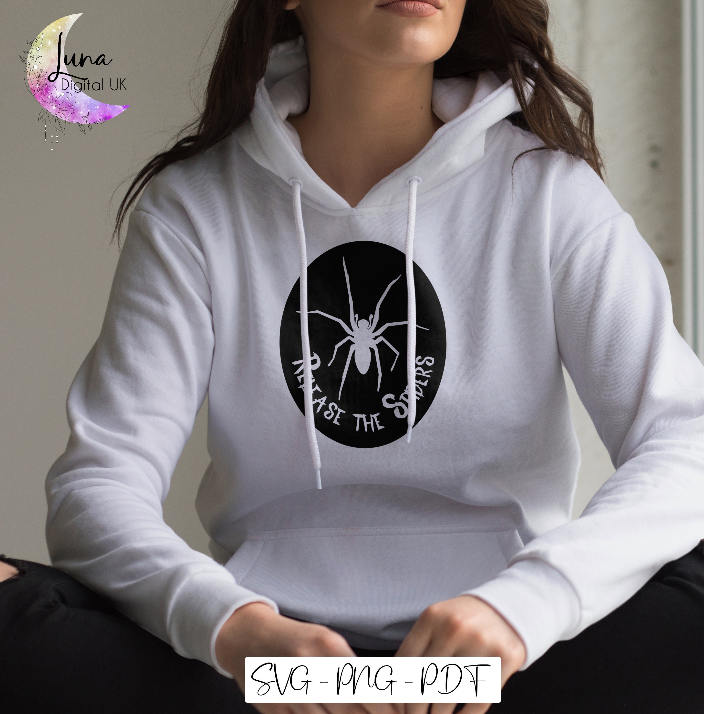 Goth SVG, Release the Spiders SVG PNG Pdf, Sarcastic Word Svg Cut Files ...