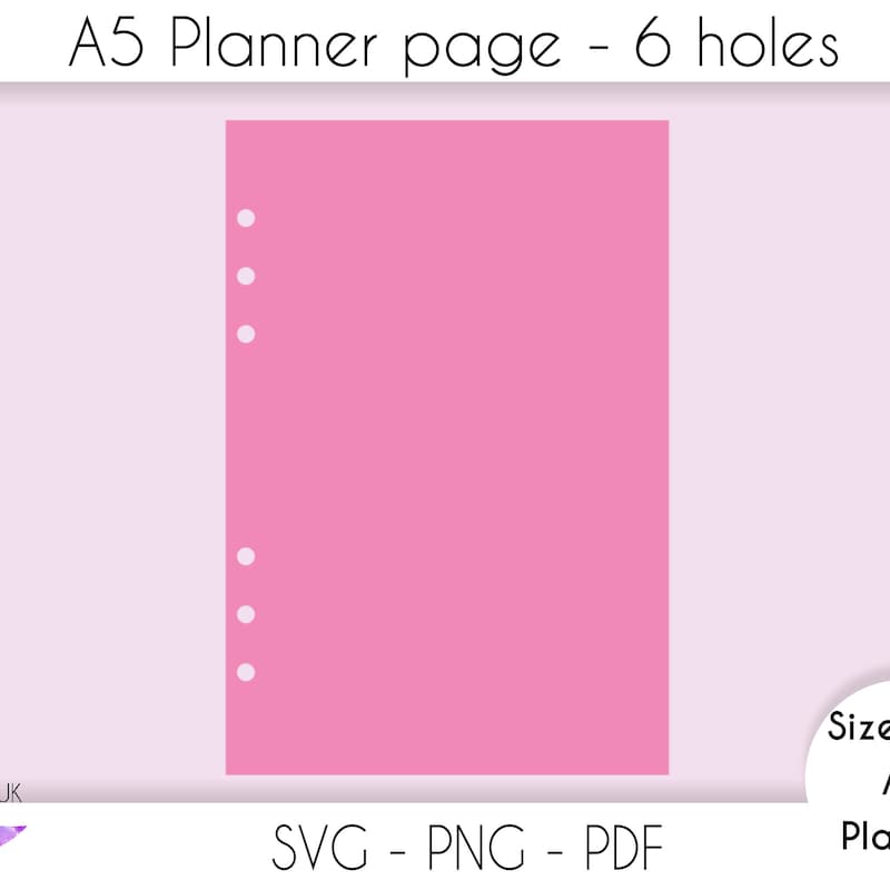 Blank Tabs for A5 Planner - Etsy