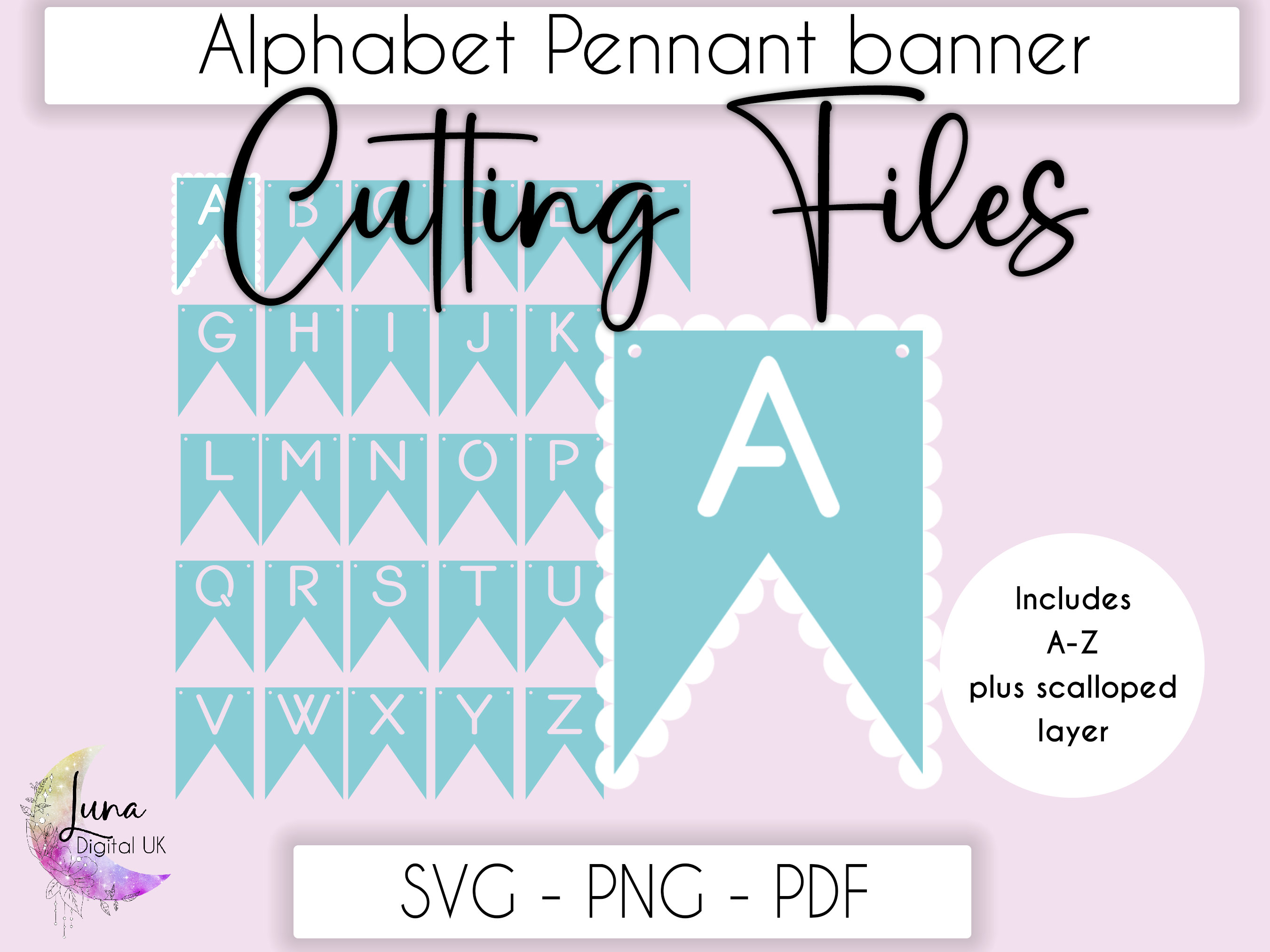 Layered Pennant Banner Svg Cut Files for Cricut, Pennant SVG Birthday ...