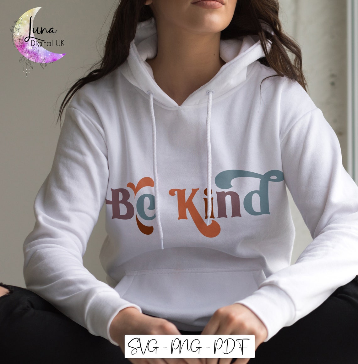 Be Kind SVG Bundle 4 Designs Boho SVG Retro Boho Clipart - Etsy