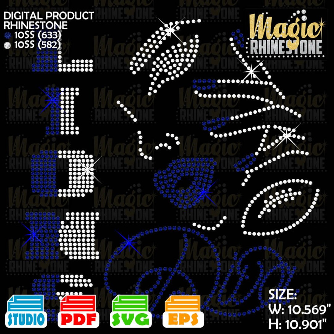 Lions Rhinestone, Football Rhinestone Svg, Lions Woman Svg, Lions Girls ...