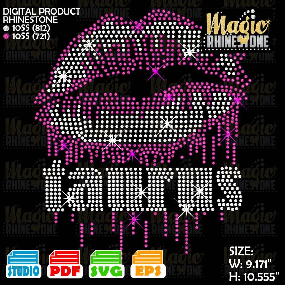 Taurus Mouth Dripping Rhinestone Svg, Birthday Rhinestone Svg, Taurus ...