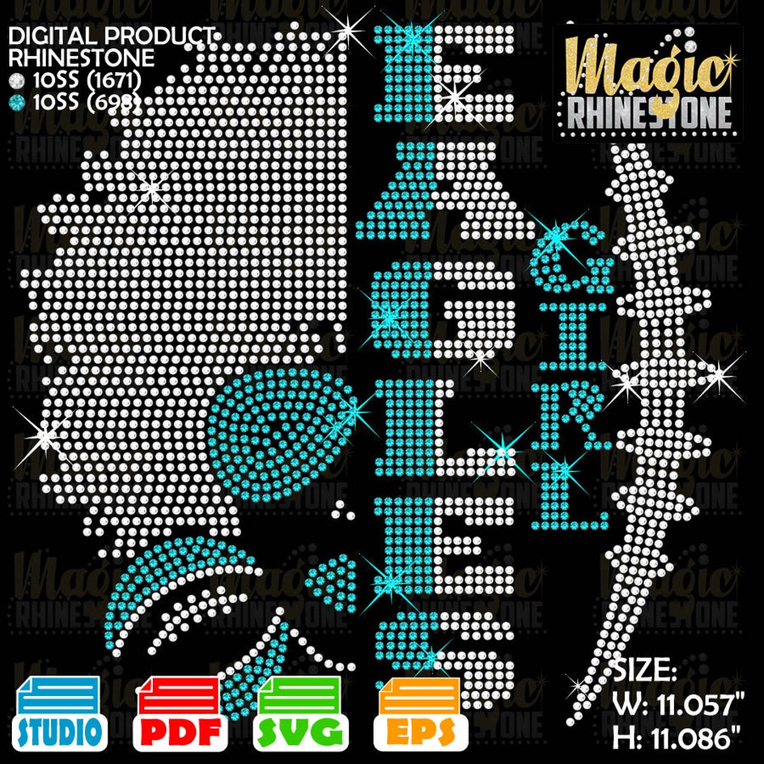 Eagles Girl Rhinestone, Football Rhinestone Svg, Eagles Woman Svg ...