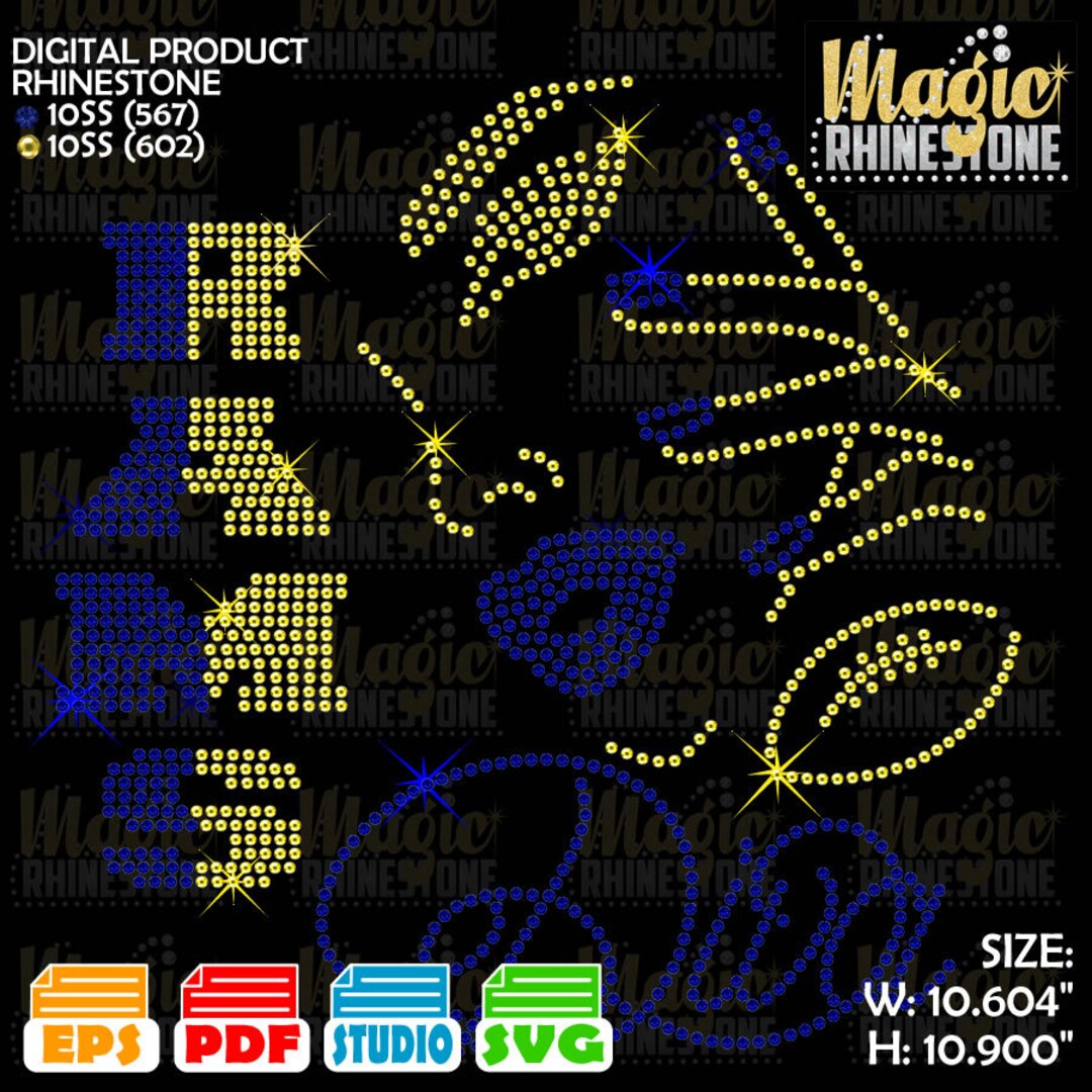 Rams Rhinestone, Football Rhinestone Svg, Rams Woman Svg, Rams Girls ...