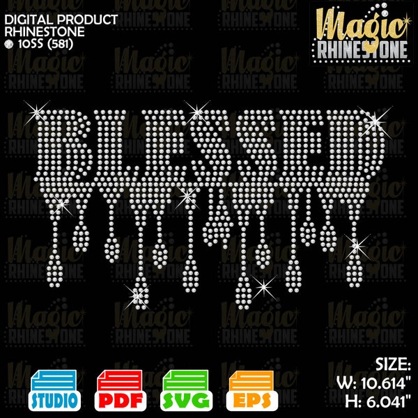 Rhinestone Svg - Etsy