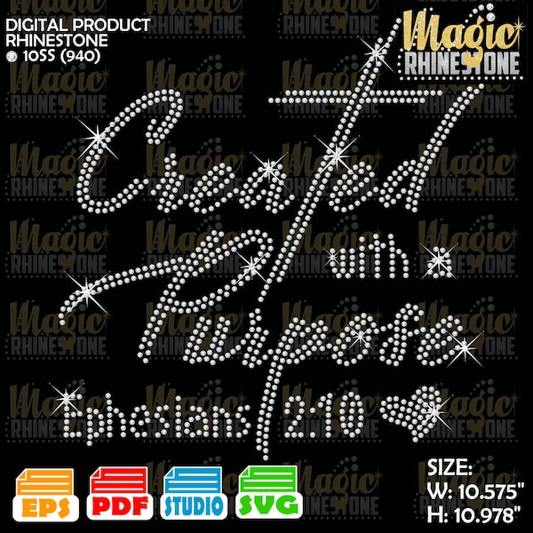 Christian Rhinestone - Etsy