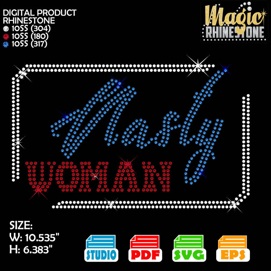 Nasty Woman Svg Rhinestone 10ss Template Svg Vote Silhouette - Etsy