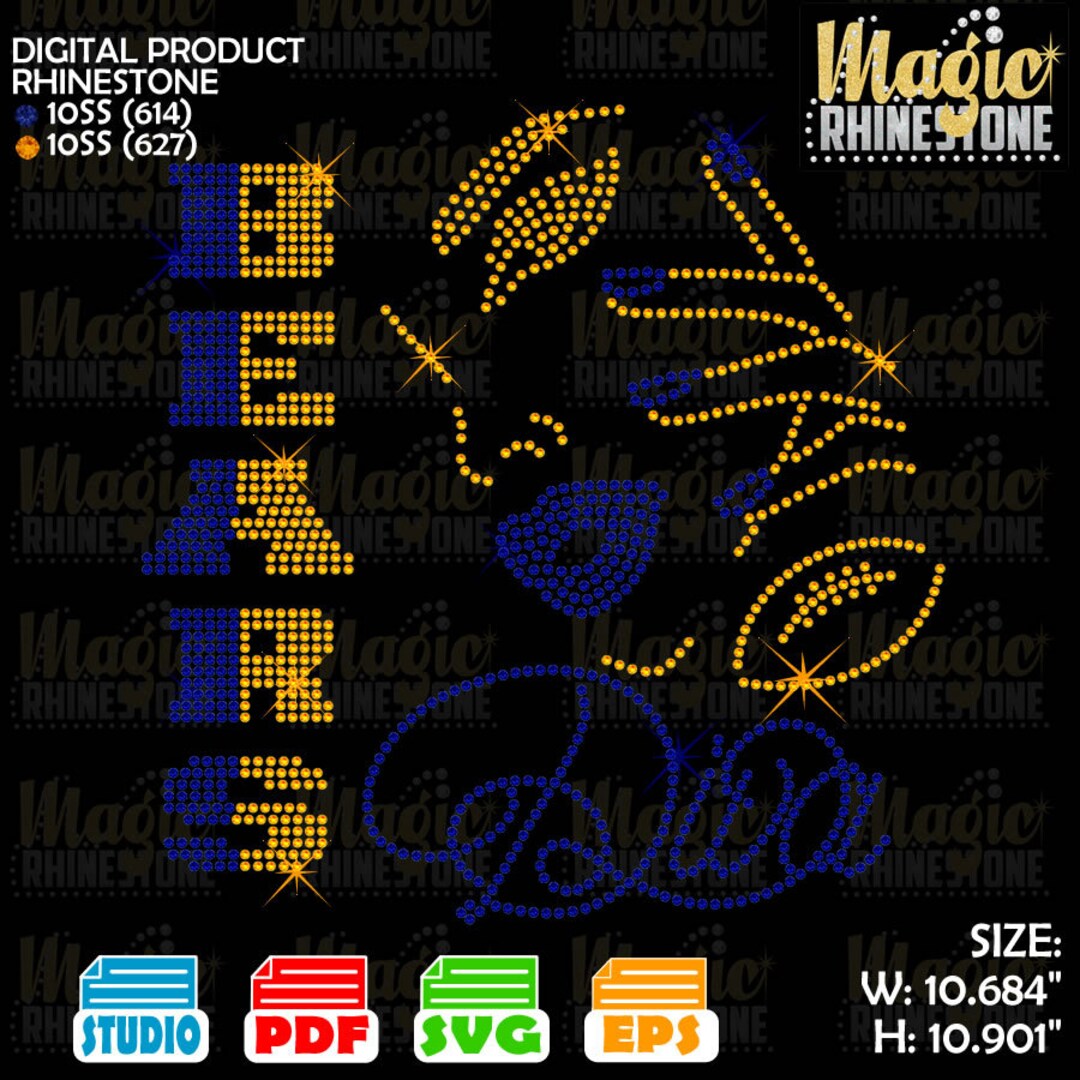 Bears Rhinestone, Football Rhinestone Svg, Bears Woman Svg, Bears Girls ...