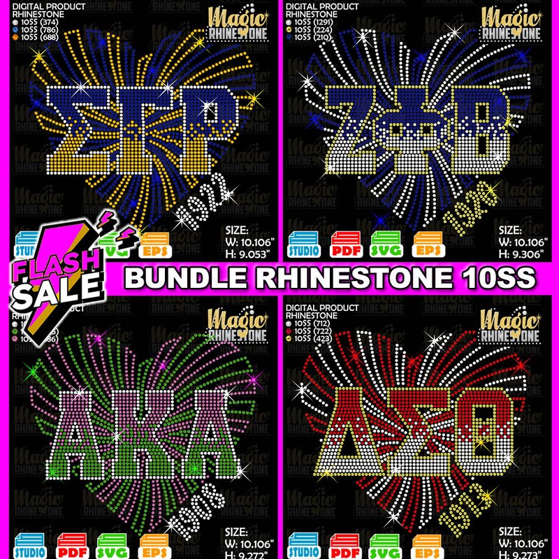 Rhinestone Svg - Etsy