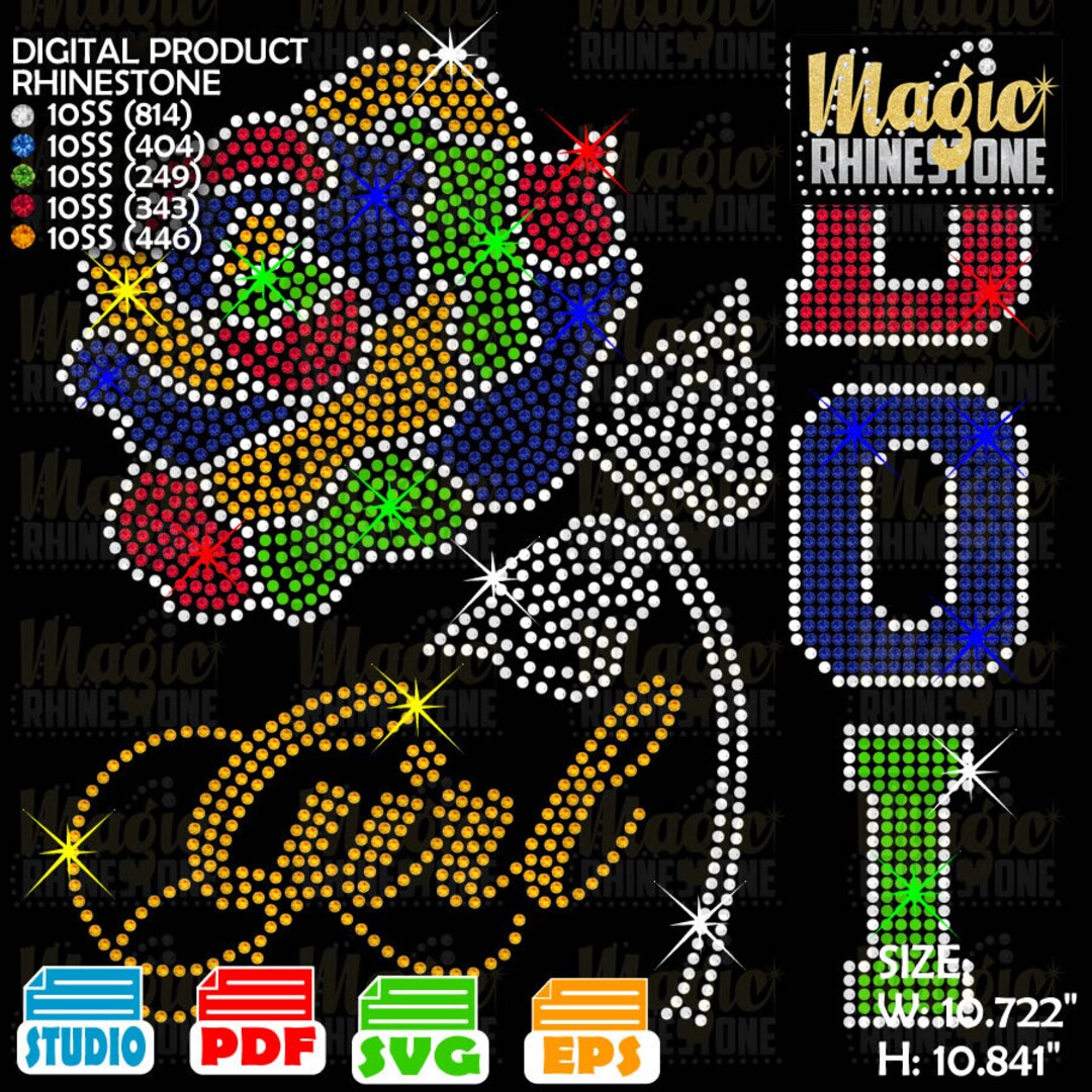 DOI Rhinestone Template Svg, Daughters of Isis DOI Svg, Since 1910 Svg ...