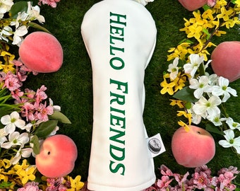 Masters Tournament Themed peachy Golf Driver Headcover Head Covers by ...